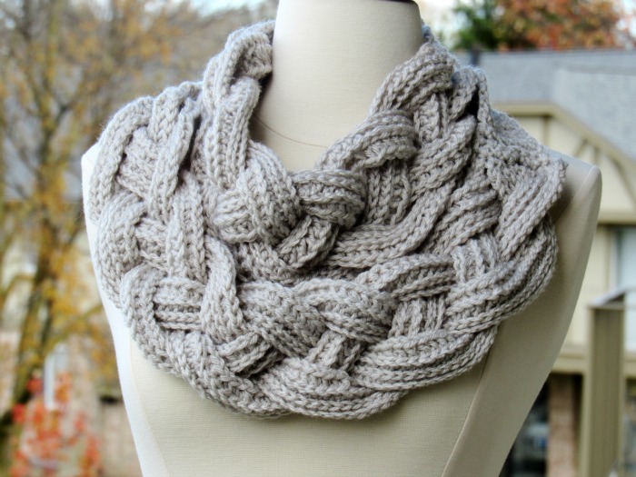 Double Layered Braided Cowl | Country & Victorian Times