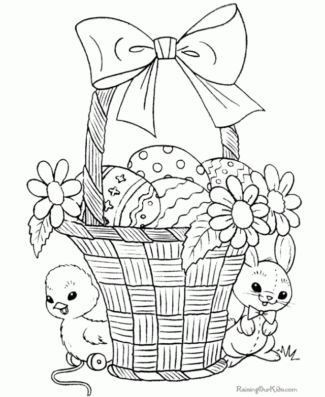 Happy Easter Coloring Pages | Country & Victorian Times
