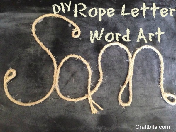 DIY Rope Words | Country & Victorian Times